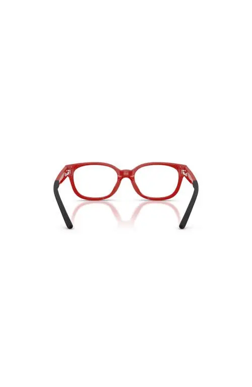 Polo Ralph Lauren Rectangle Full Rim Optical Glasses - Red