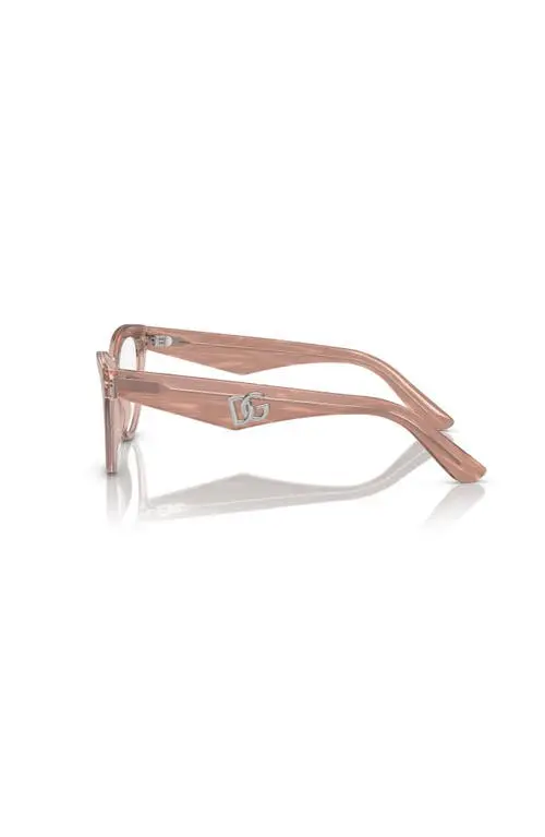 Dolce & Gabbana 50mm Butterfly Eyeglasses