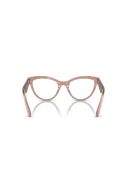 Dolce & Gabbana 50mm Butterfly Eyeglasses