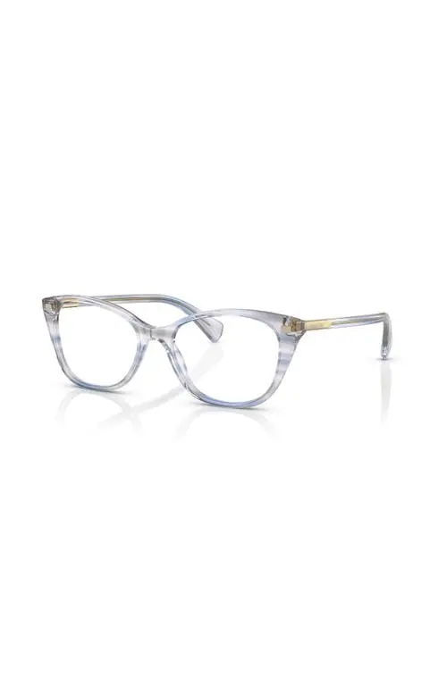 Ralph Lauren 53mm Rectangle Optical Glasses - Blue