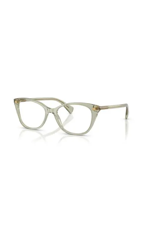 Ralph Lauren 53mm Rectangle Optical Glasses - Green