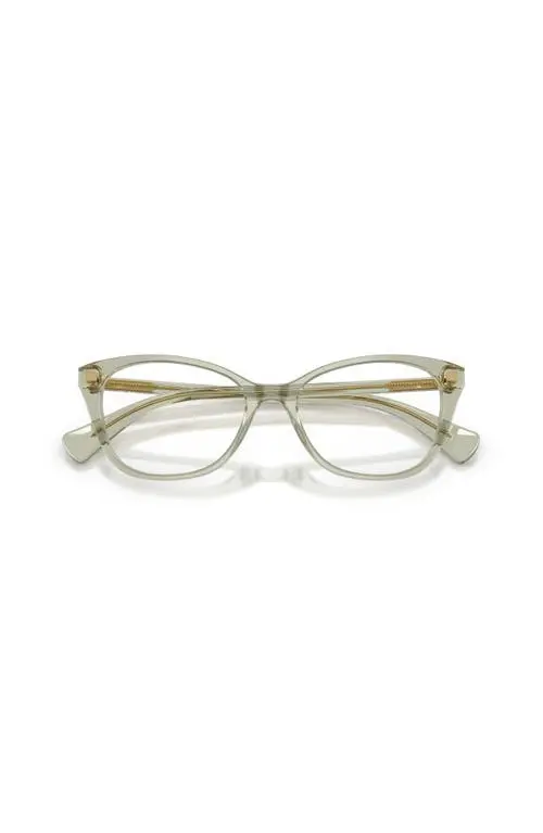 Ralph Lauren 53mm Rectangle Optical Glasses - Green