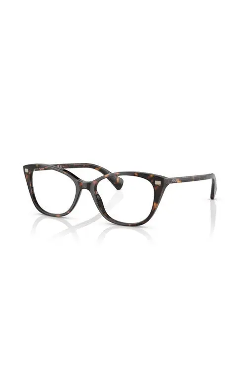 Ralph Lauren 53mm Rectangle Optical Glasses - Tortoise