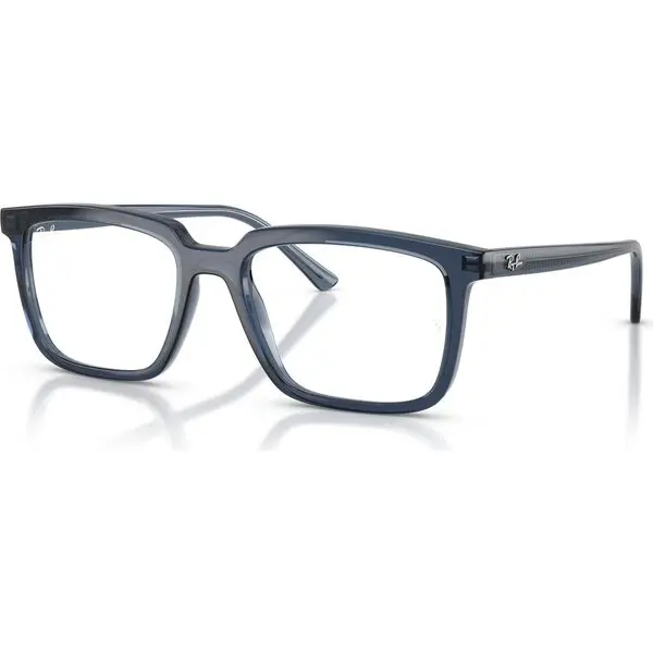 Ray-ban Rectangle Full Rim Eyeglasses - Blue