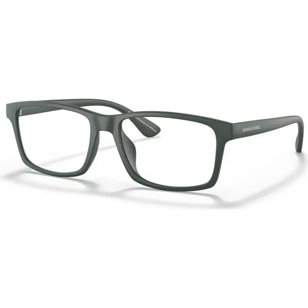 Armani Exchange 54mm Rectangle Eyeglasses - Green