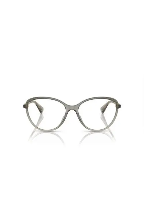 Ralph Lauren 53mm Oval Full Rim Eyeglasses - Grey