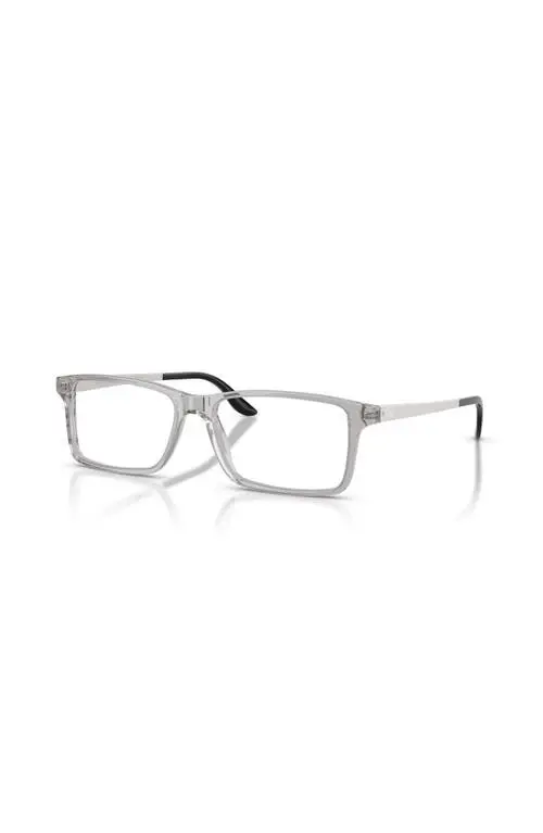 Ralph Lauren 55mm Rectangle Optical Glasses - Grey