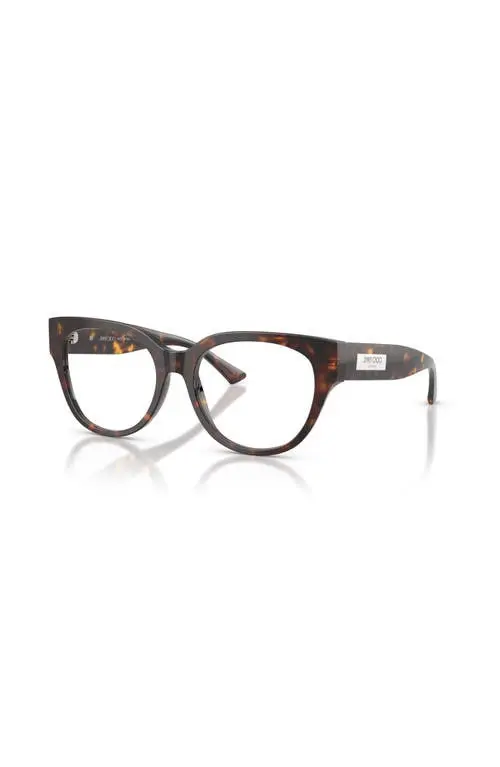 JIMMY CHOO 51mm Phantos Eyeglasses - Tortoise