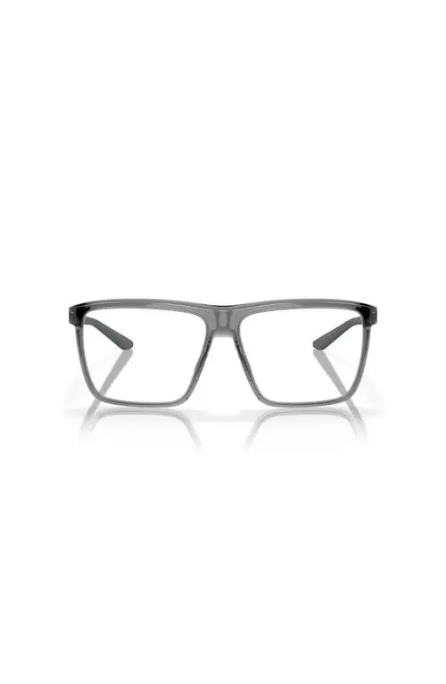 COSTA 55mm Rectangle Full Rim Eyeglasses - Grey