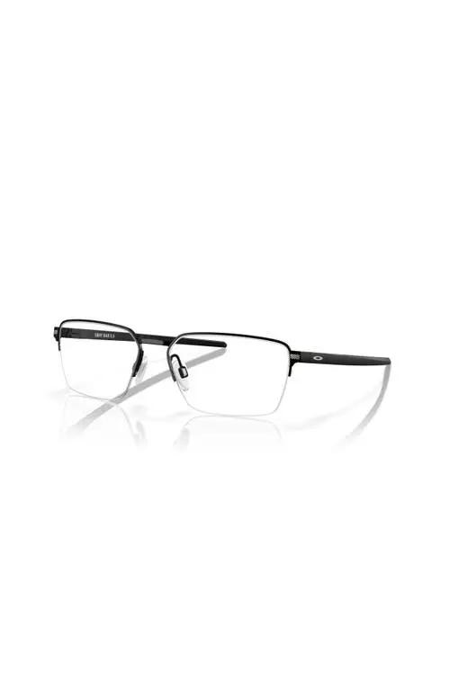 Oakley 54mm Rectangle Optical Glasses - Black