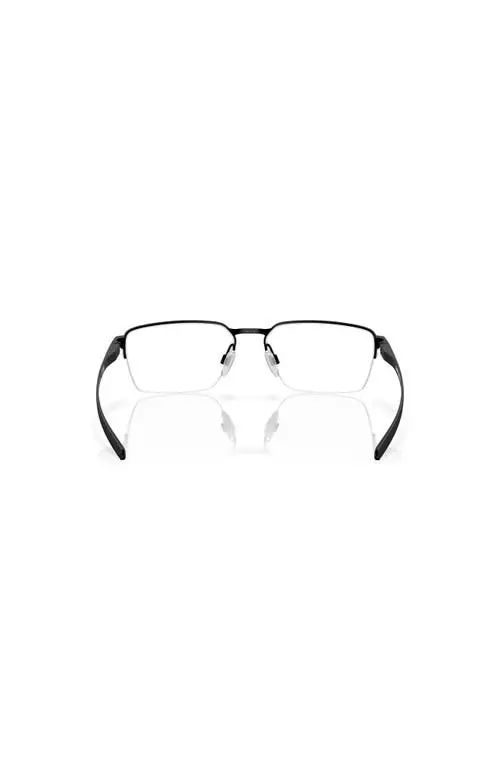 Oakley Rectangle Optical Eyeglasses - Black