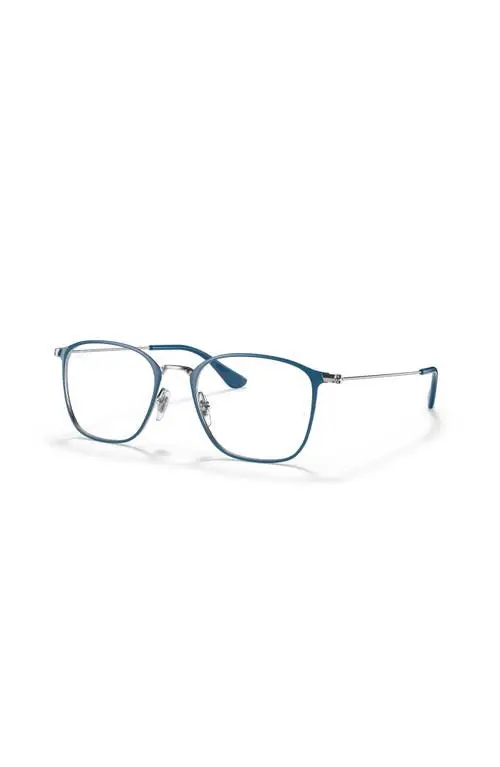 Ray-ban 51mm Square Eyeglasses - Blue