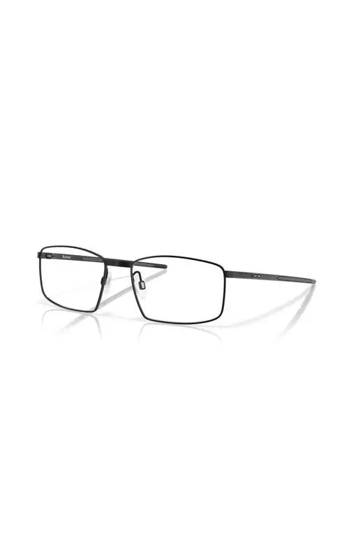 Oakley 56mm Square Full Rim Eyeglasses - Black