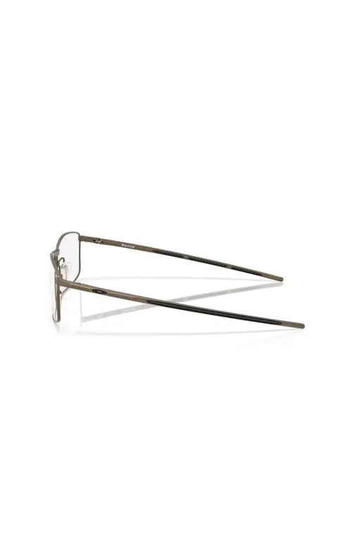Oakley 56mm Square Full Rim Eyeglasses - Grey