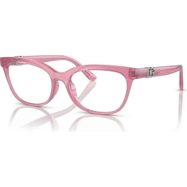 Dolce & Gabbana 54mm Butterfly Eyeglasses - Pink