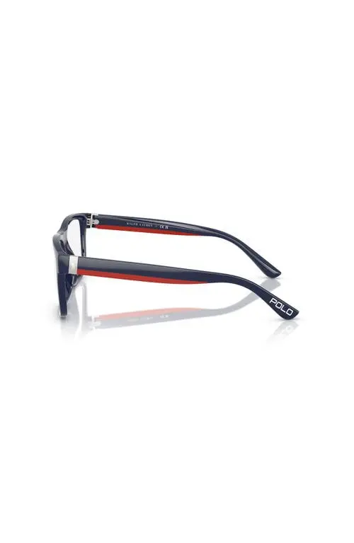 Polo Ralph Lauren 54mm Rectangle Eyeglasses - Blue