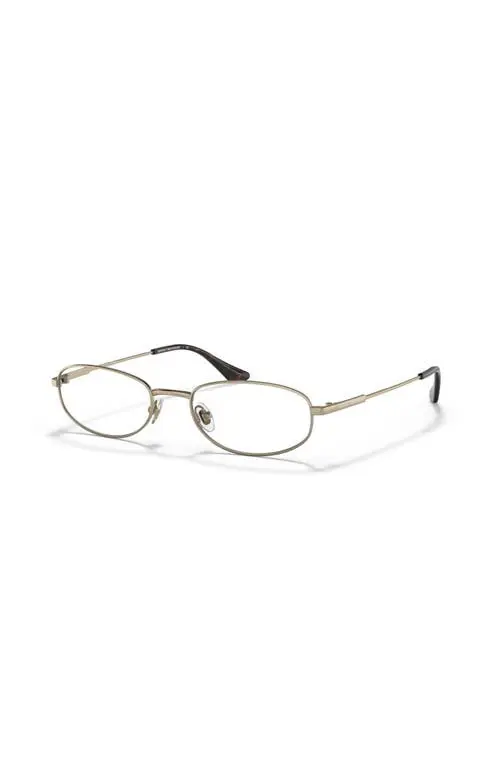 Brooks Brothers 52mm Oval Optical Glasses - Gold