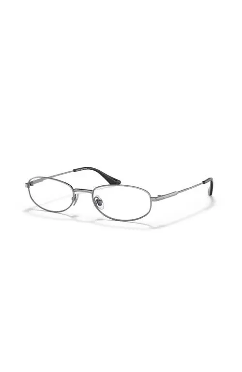 Brooks Brothers 52mm Oval Optical Glasses - Grey