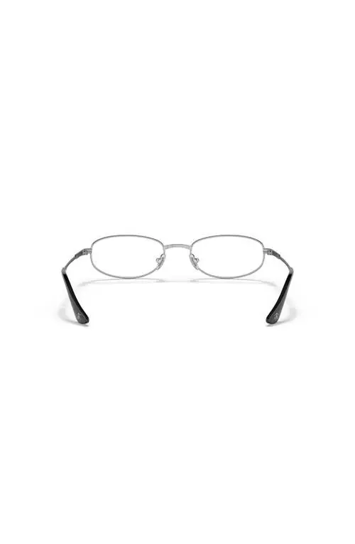 Brooks Brothers Oval Full Rim Eyeglasses - Grey