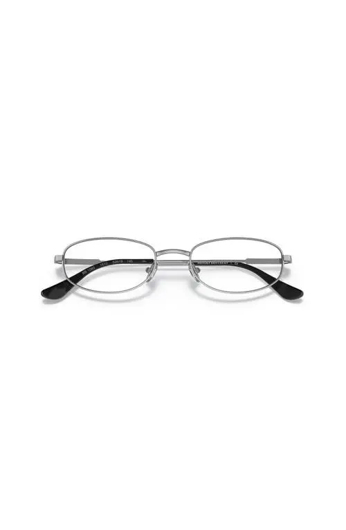 Brooks Brothers Oval Full Rim Eyeglasses - Grey