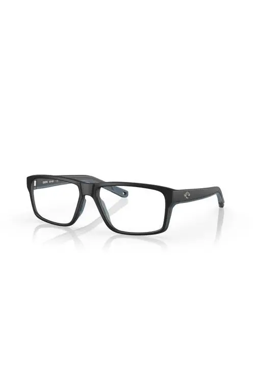 COSTA 57mm Rectangle Optical Glasses - Black