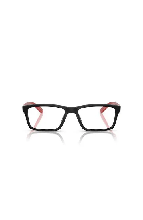 ARNETTE Rectangle Full Rim Eyeglasses - Black