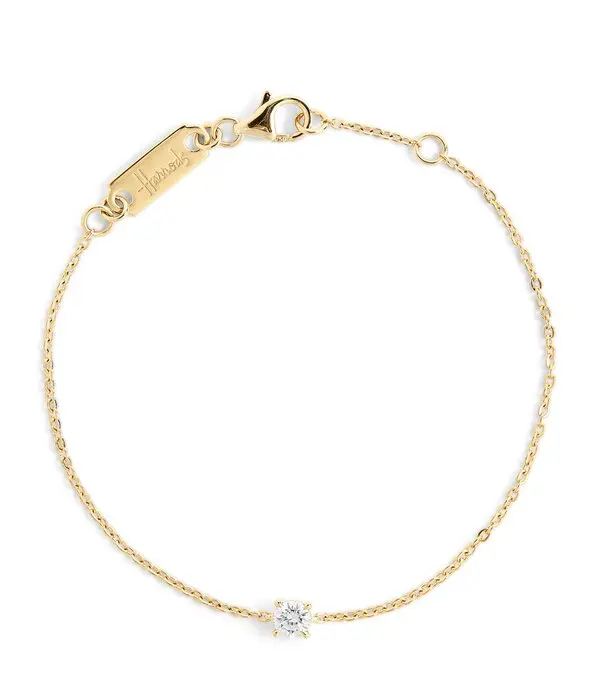 Harrods Yellow And Diamond Bracelet - Gold