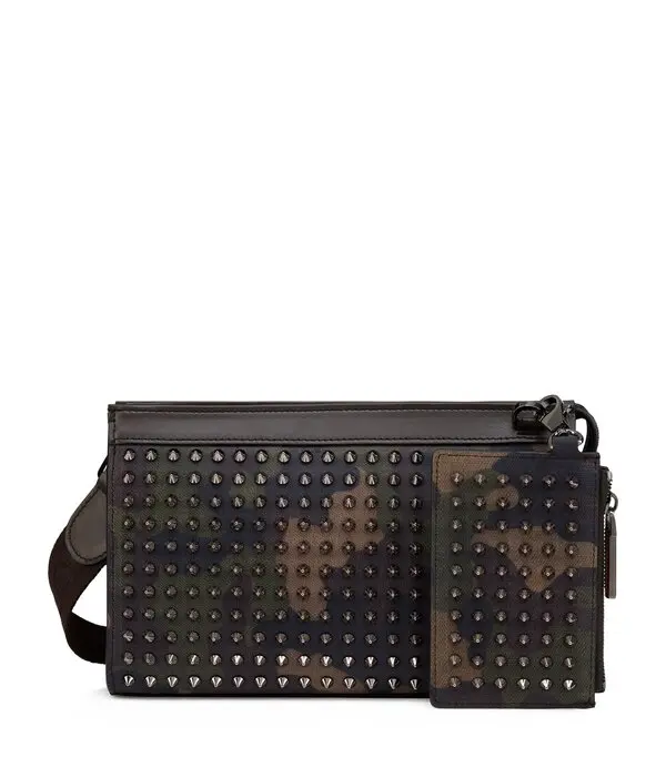 CHRISTIAN LOUBOUTIN Funky Leather Cross-body Bag - Green