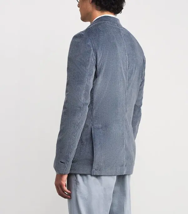 Eleventy Cotton-cashmere Corduroy Blazer