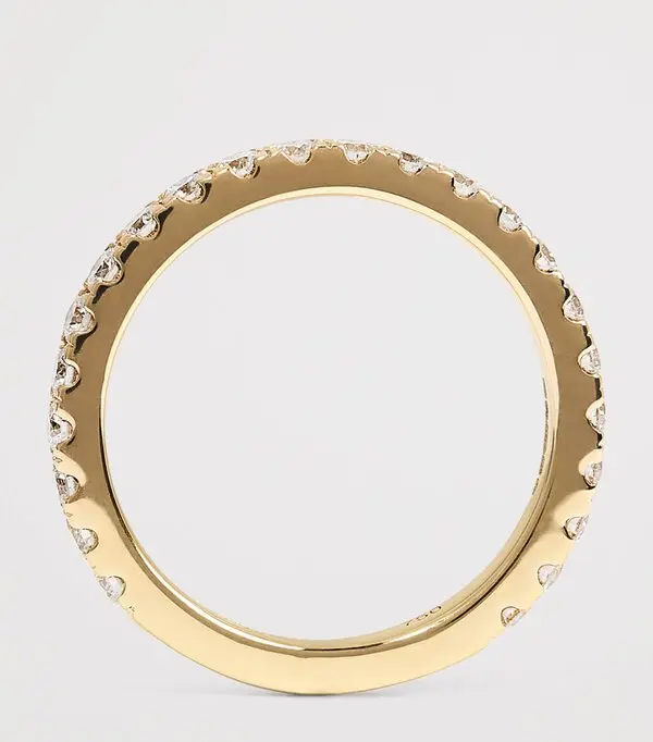 Harrods Yellow And Diamond Eternity Ring