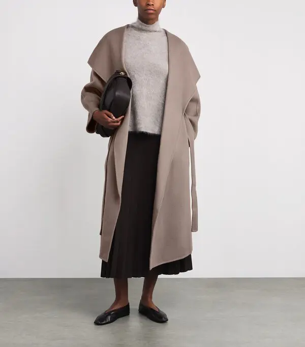 Soft Goat Wool-cashmere Long Coat