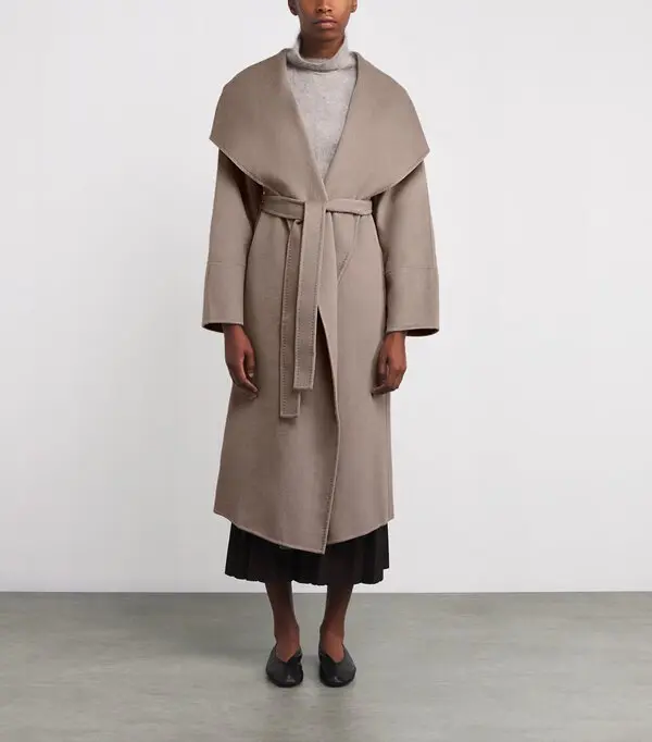Soft Goat Wool-cashmere Long Coat
