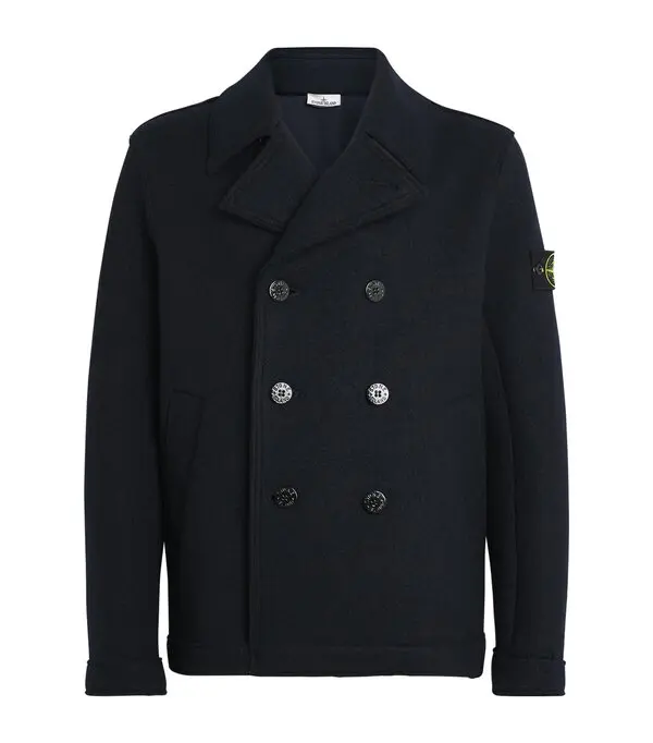 Stone Island Wool Felted Pea Coat