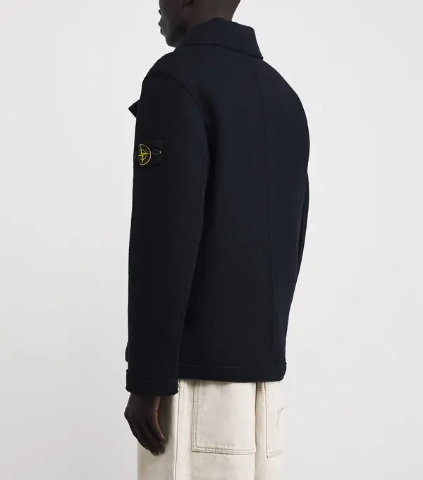 Stone Island Wool Felted Pea Coat