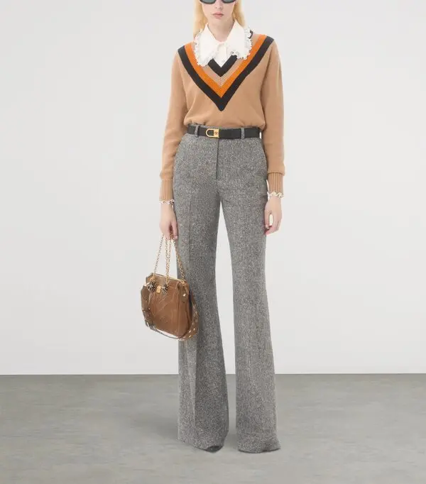 Valentino Garavani Silk Frilled Shirt - Ivory