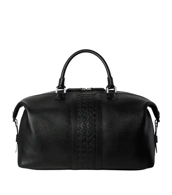 SERAPIAN Leather Holdall - Black