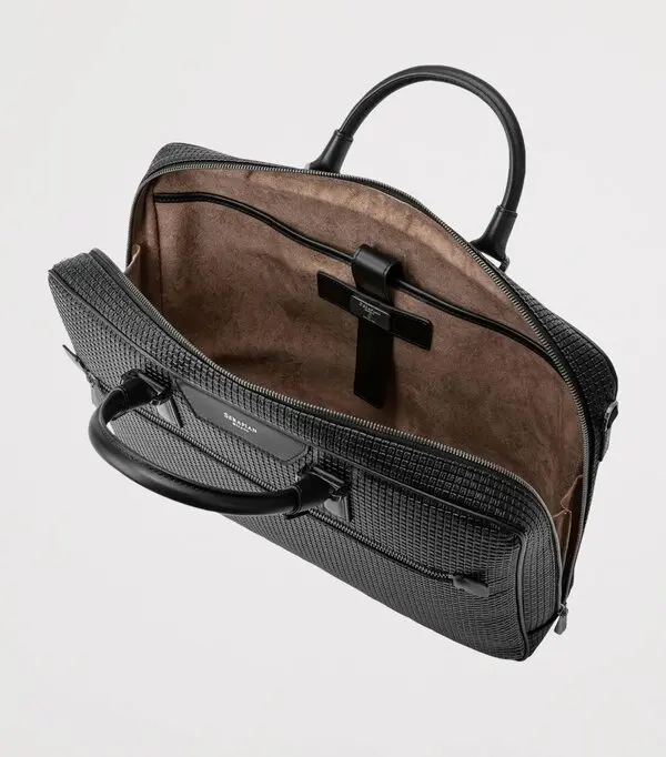 SERAPIAN Slim Stepan Briefcase - Black