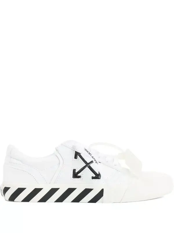 Off-White Logo-detail Lace-up Sneakers - White