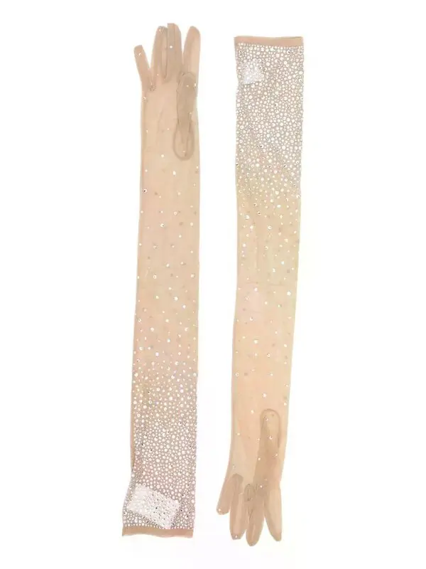 Giuseppe Di Morabito Embellished Tulle Gloves