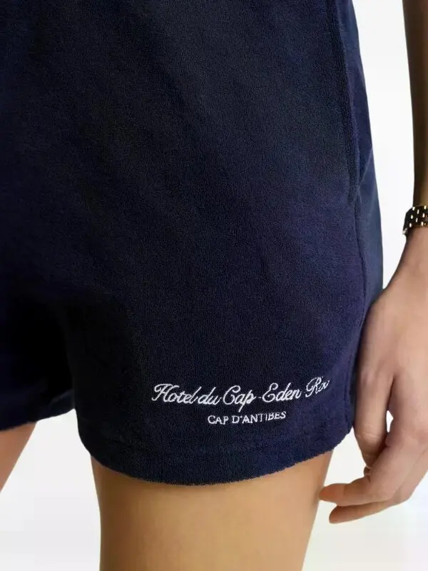 SPORTY & RICH Eden Script Shorts