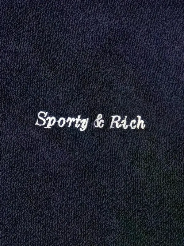 SPORTY & RICH Eden Script Shorts