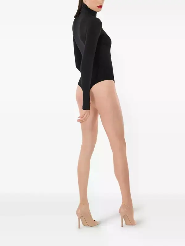 Wolford Virgin Wool Blend Bodysuit - Black