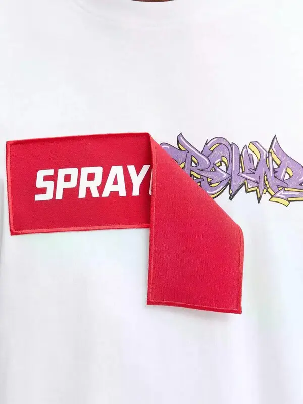 SPRAYGROUND Logo-appliqué Crew-neck T-shirt