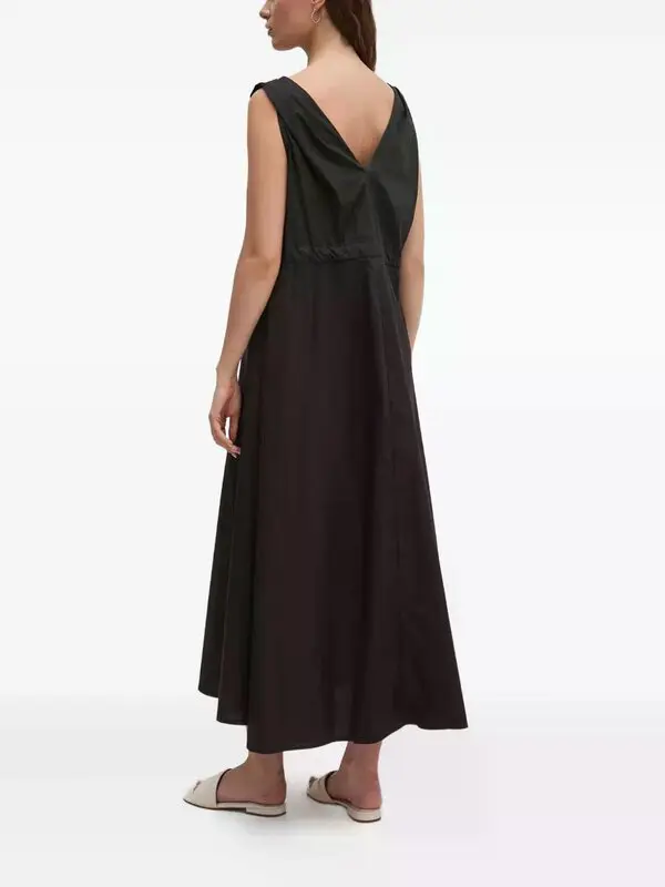 SANDRO FERRONE Drawstring-waist Midi Dress