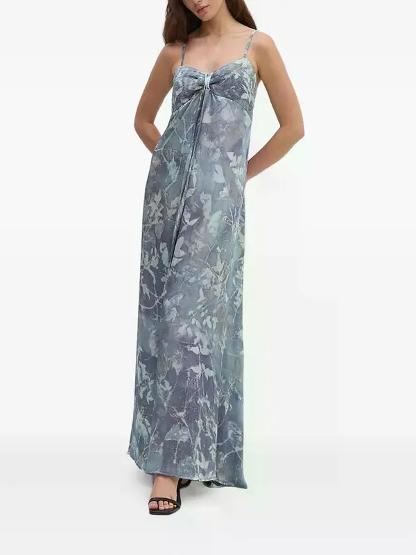 SANDRO FERRONE Floral-print Maxi Dress
