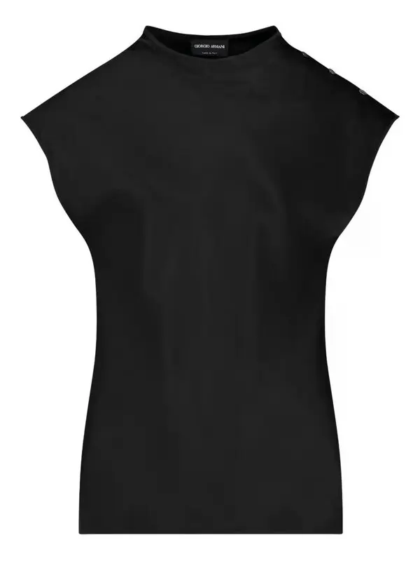 Giorgio Armani Buttoned Sleeveless Top