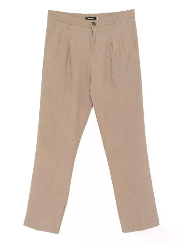 Imperial Pleated Trousers - Neutrals
