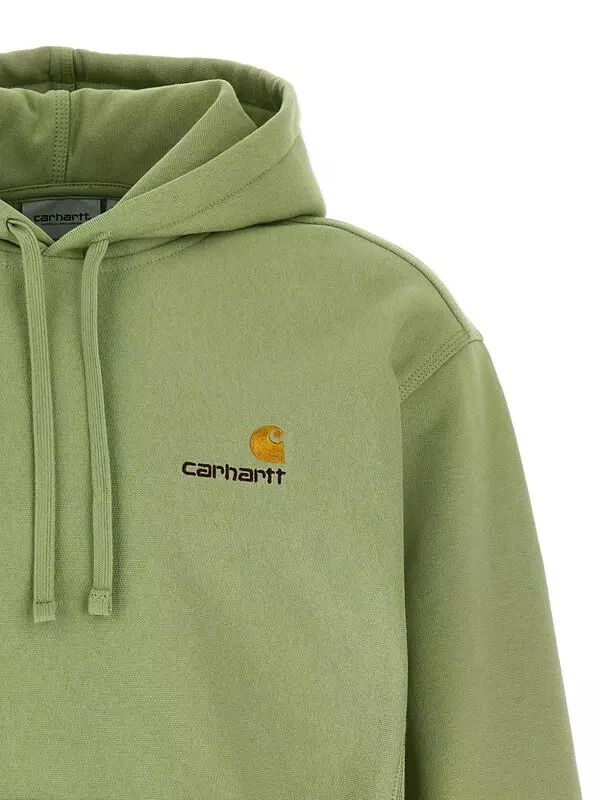 Carhartt Work In Progress American Script Hoodie - Green