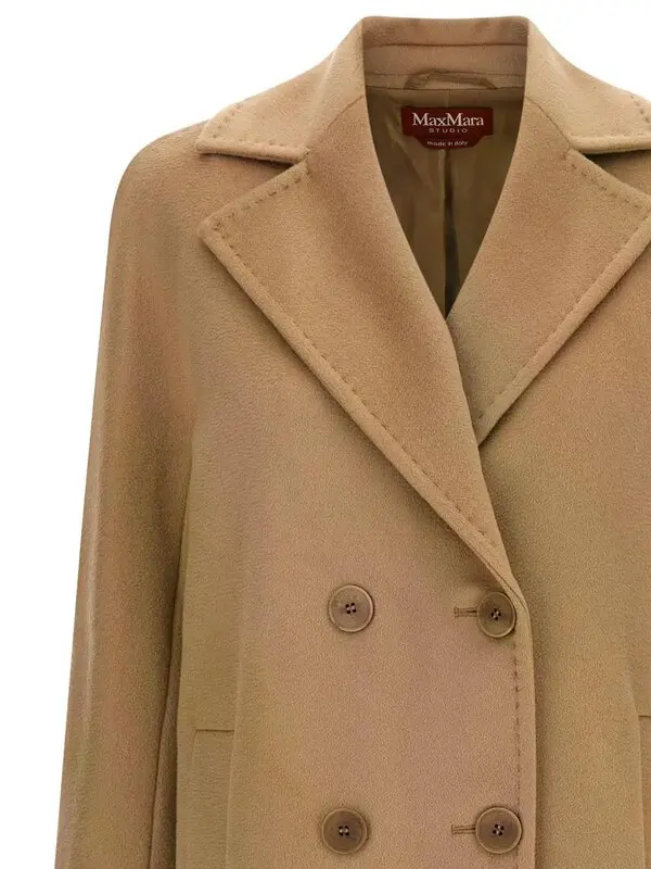 Max Mara Double-breasted Coat - Neutrals