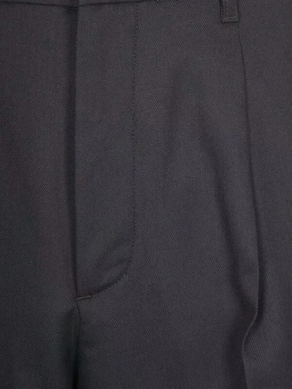 Emporio Armani Pleat-detail Trousers - Grey